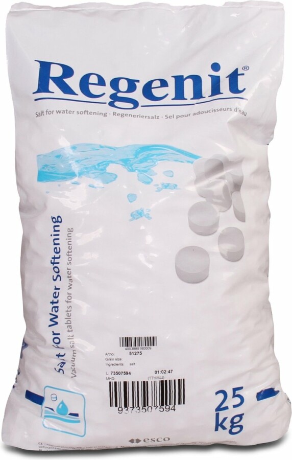 REGENIT® Tablets Ø25 mm | Onthardingszout (40zk/pallet) | H. van Namen